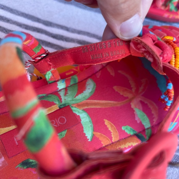 FARM Rio | Shoes | Farm Rio Tropical Tube Strap Sandals Bnwt | Poshmark